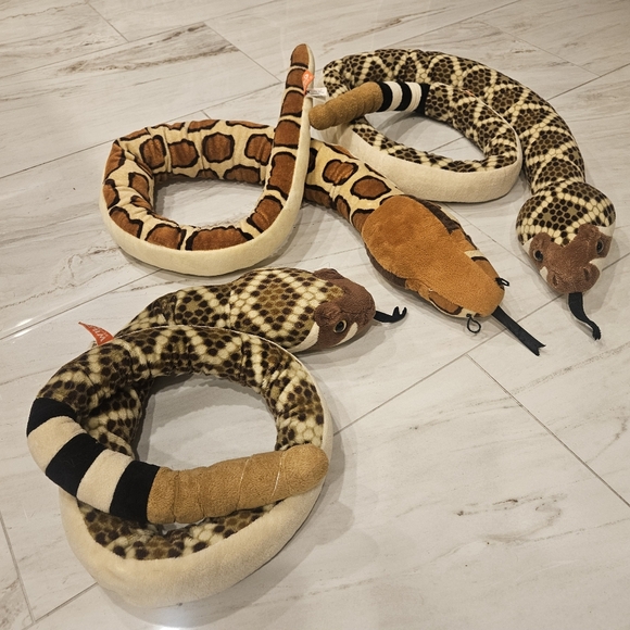 Wild Republic | Toys | Wild Republic Plush Snakes Set Of 3 | Poshmark